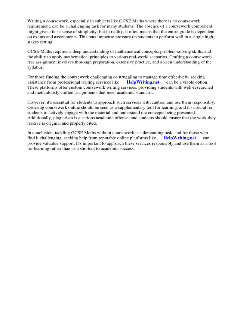 Gcse Maths No Coursework | Download Free PDF | Area | Mathematics