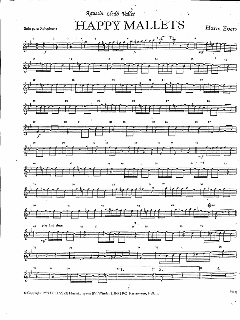 Happy Mallets - Evers, H. | PDF