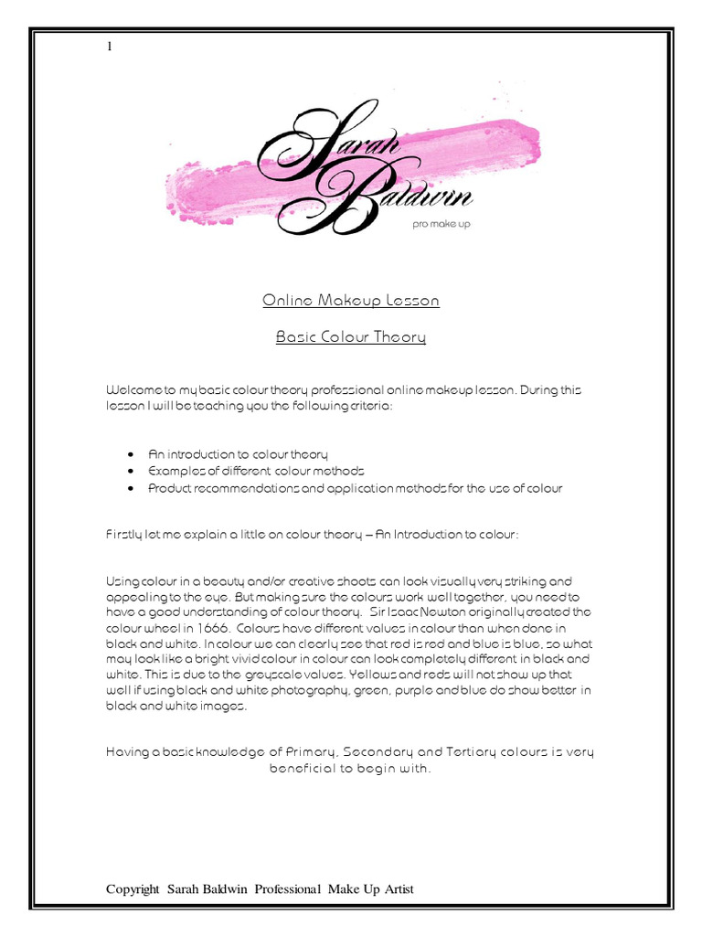 Colour Theory | PDF | Color | Image Processing