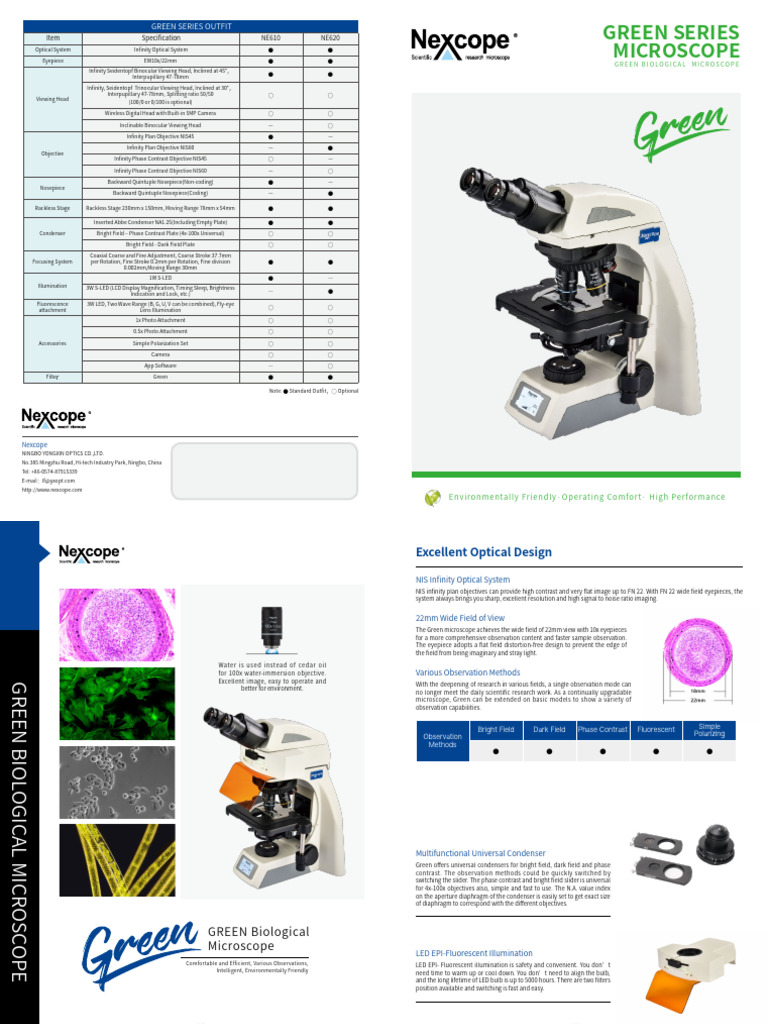 Ne600 Completo Ingles | PDF | Microscope | Optics