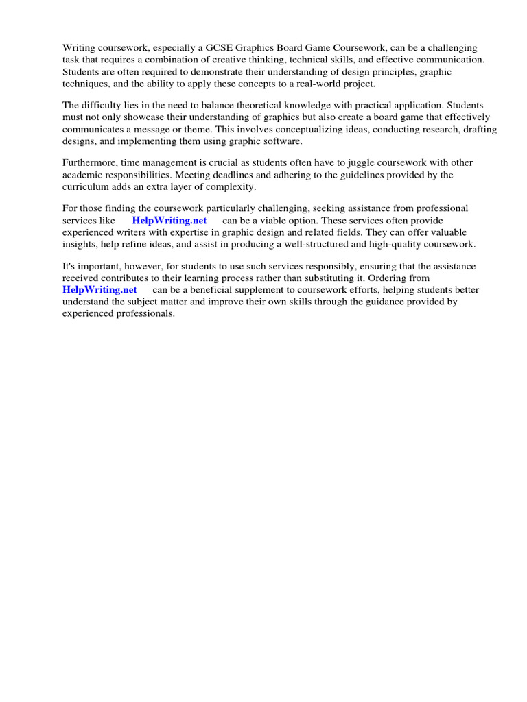 Gcse Graphics Board Game Coursework | PDF | Linked In | Facebook