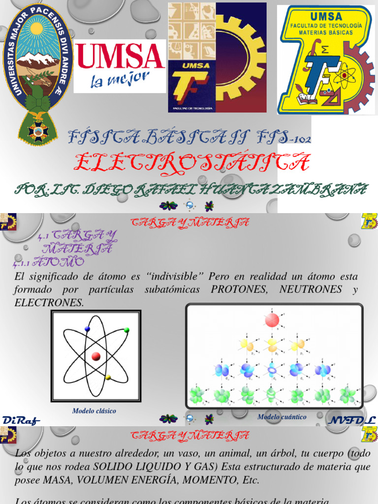 Electrostatica Teoria | PDF | Átomos | Importar
