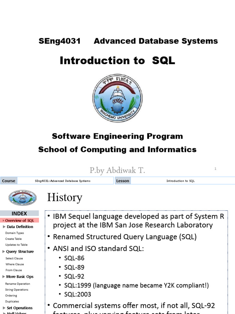 WCU Lab Exercise | PDF | Sql | Relational Model