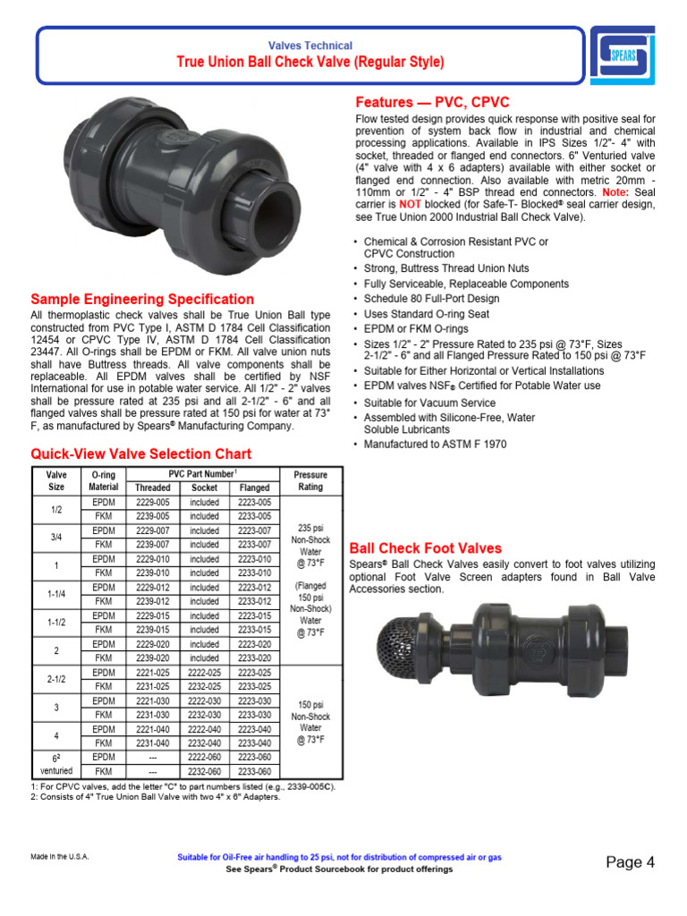 Valtech Val Tubvr T Val Tubcvr T | Download Free PDF | Valve | Materials