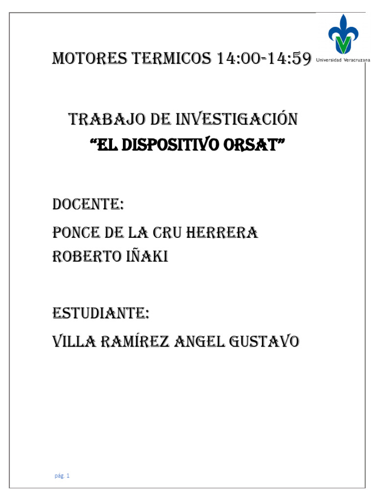 Dispositivo Orsat | PDF