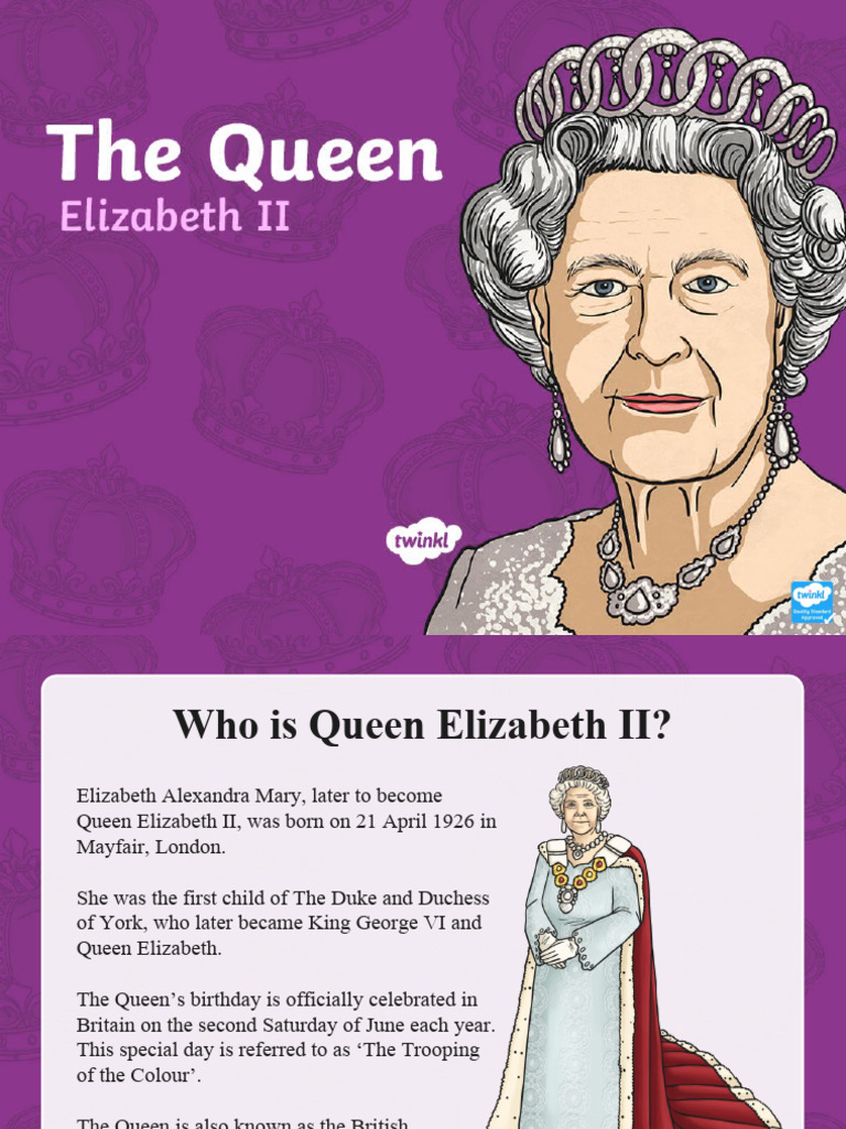 Queen Elizabeth LL Powerpoint | PDF | Elizabeth Ii | Monarchy Of The ...