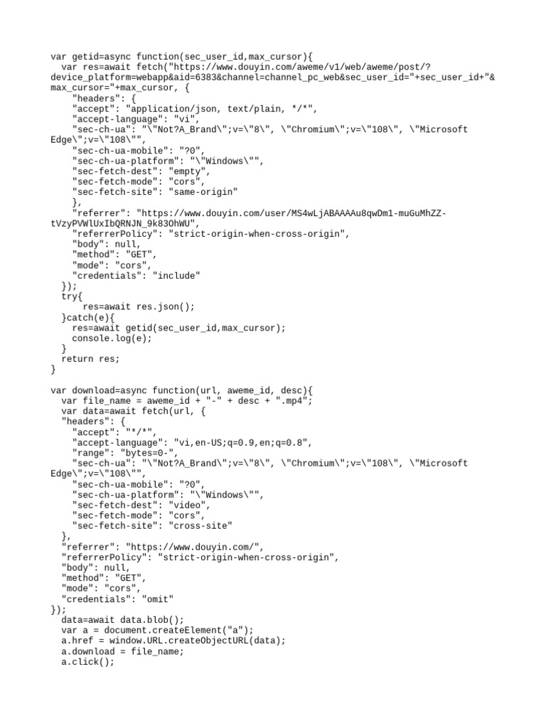 Douyin Cod 1 | PDF | Microsoft Windows | Software Engineering