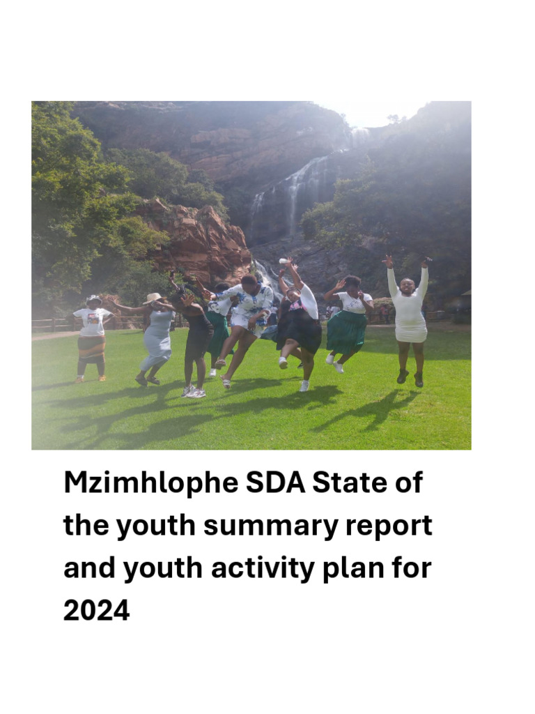 Mzimhlophe Youth Activity Plan 2024 | PDF | Leadership