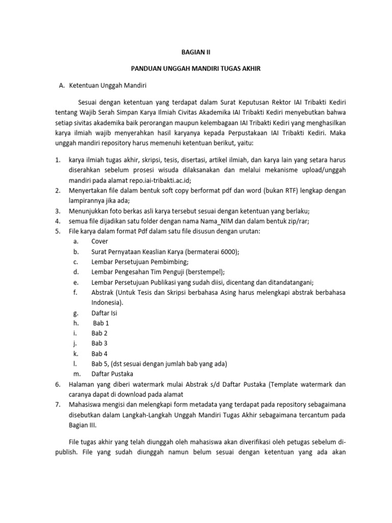 Paduan Unggah Mandiri | PDF | Karier & Perkembangan | Kajian Bahasa Asing