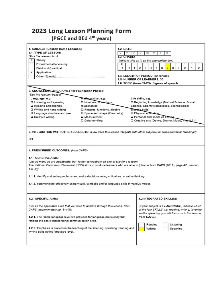 Jme Lesson Plan .Docx - Recovered - Compatibility Mode | PDF | Learning ...