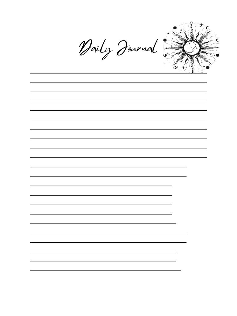 Gray Elegant Astrological Journal (6 × 9 In) | PDF