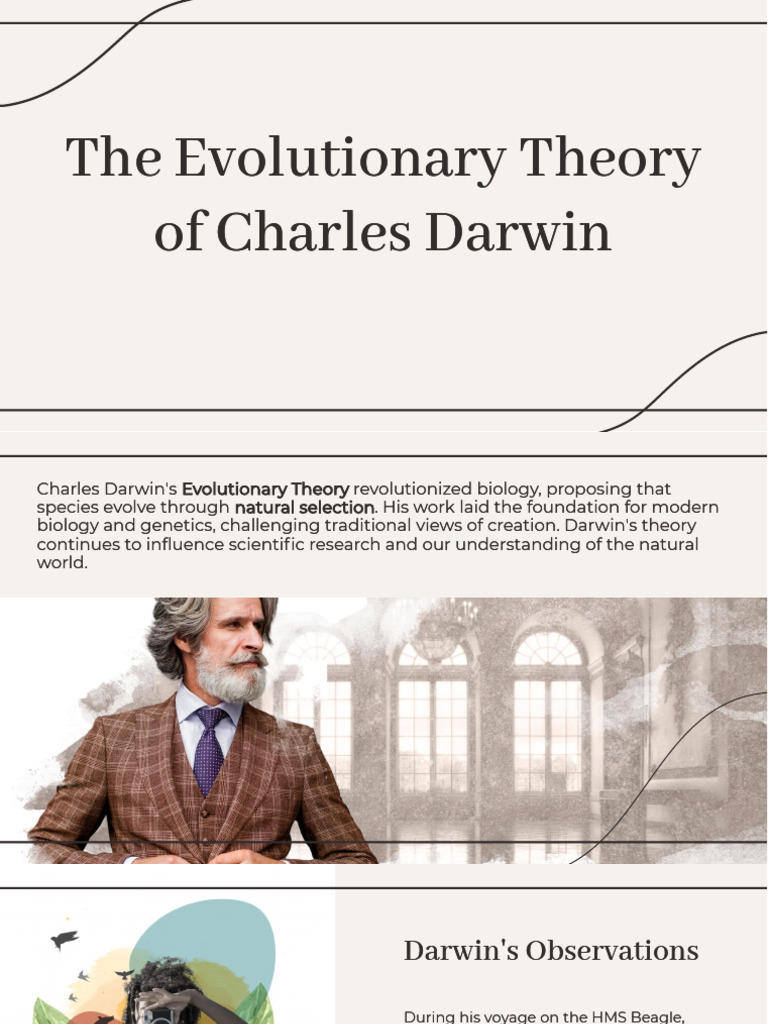 Charles Darwin Evolution Theory | PDF