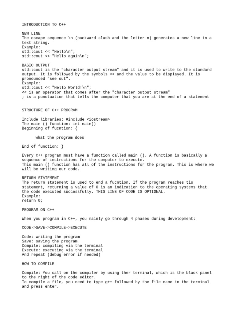 Cpp Intro 1 Pdf Programming Computer Program 3923