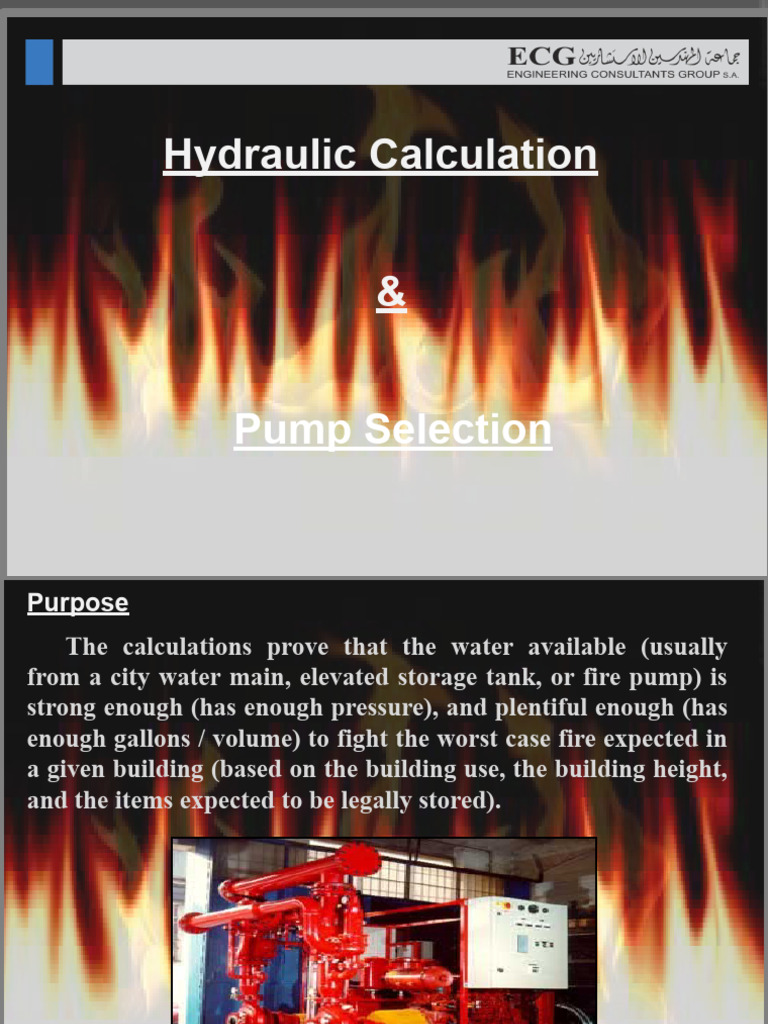 Hydraulic Calculation Presentation | Download Free PDF | Fire Sprinkler ...