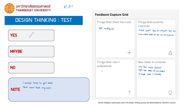 Design Thinking: Test: Material | PDF