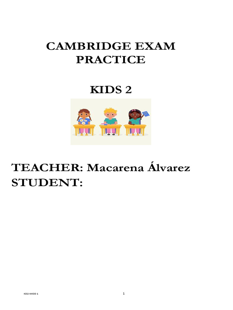 Cambridge Exam Practice | PDF