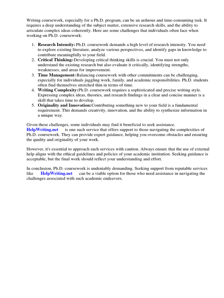 Srtmun Phd Coursework | PDF | Thesis