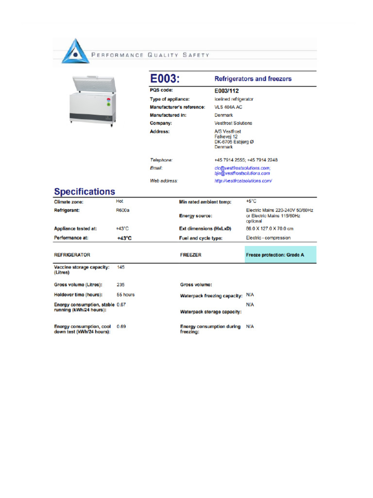 PQS VLS 404a Ac E003-112 | PDF