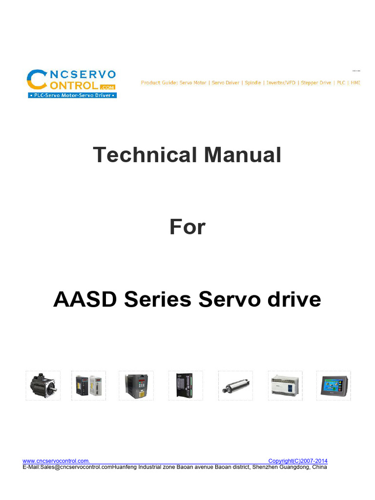 Technical Manual For Aasd Series Servo Drive 1 60 | PDF | Electric Motor | Relay