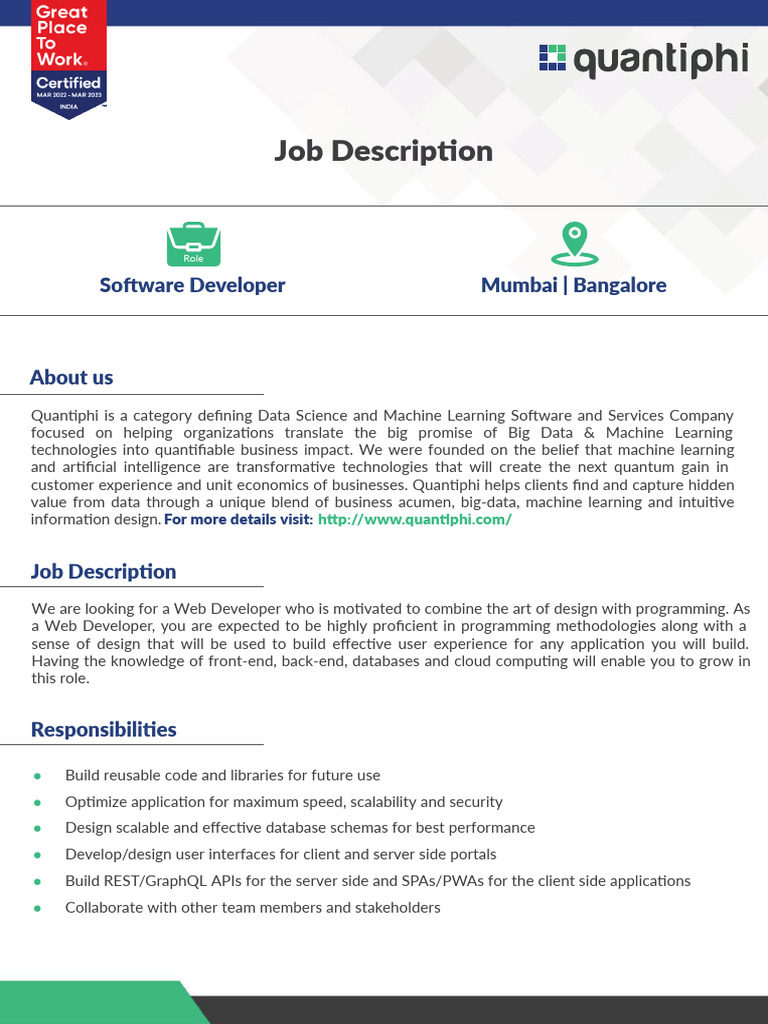 Jd Software Developer Pdf 
