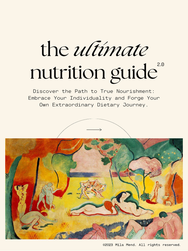 The Ultimate Nutrition Guide | PDF | Dietary Fiber | Diet & Nutrition
