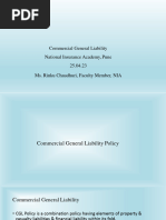 Commercial General Liability Overview | PDF | Liability Insurance ...