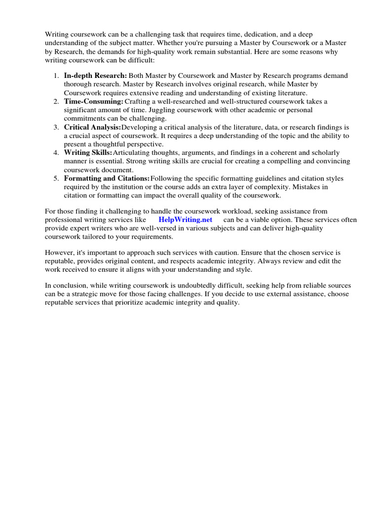 Master by Coursework or Master by Research | PDF | Thesis | Doctor Of ...