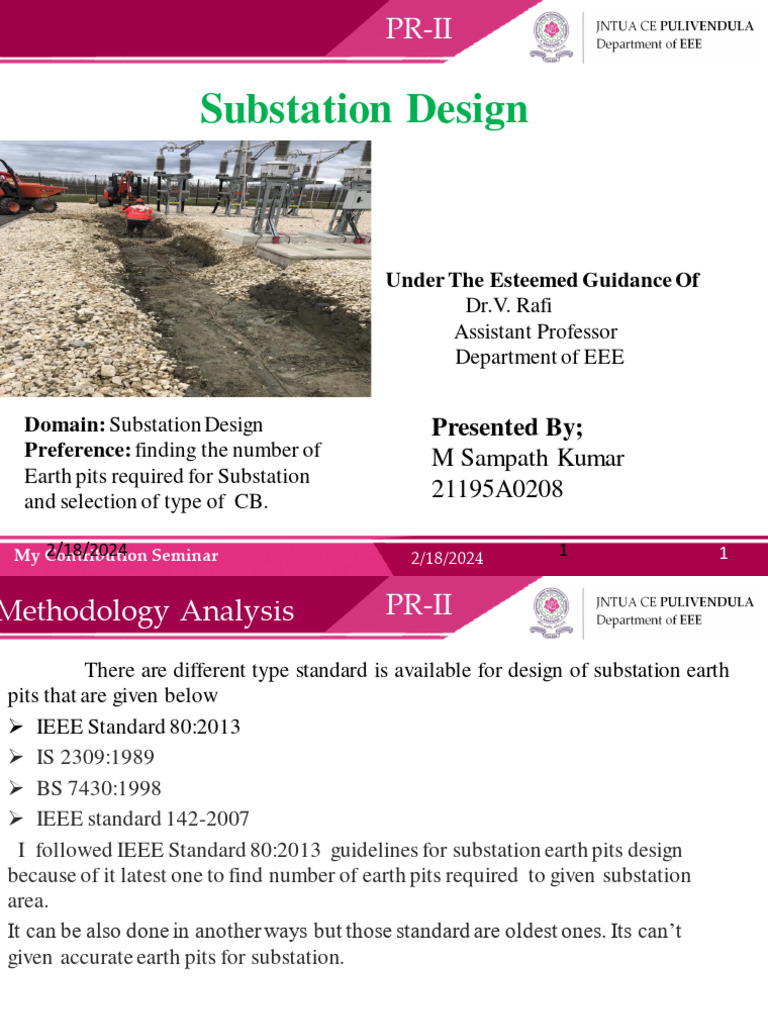Substation Design pr2 | PDF | Electrical Substation | Pipe (Fluid ...