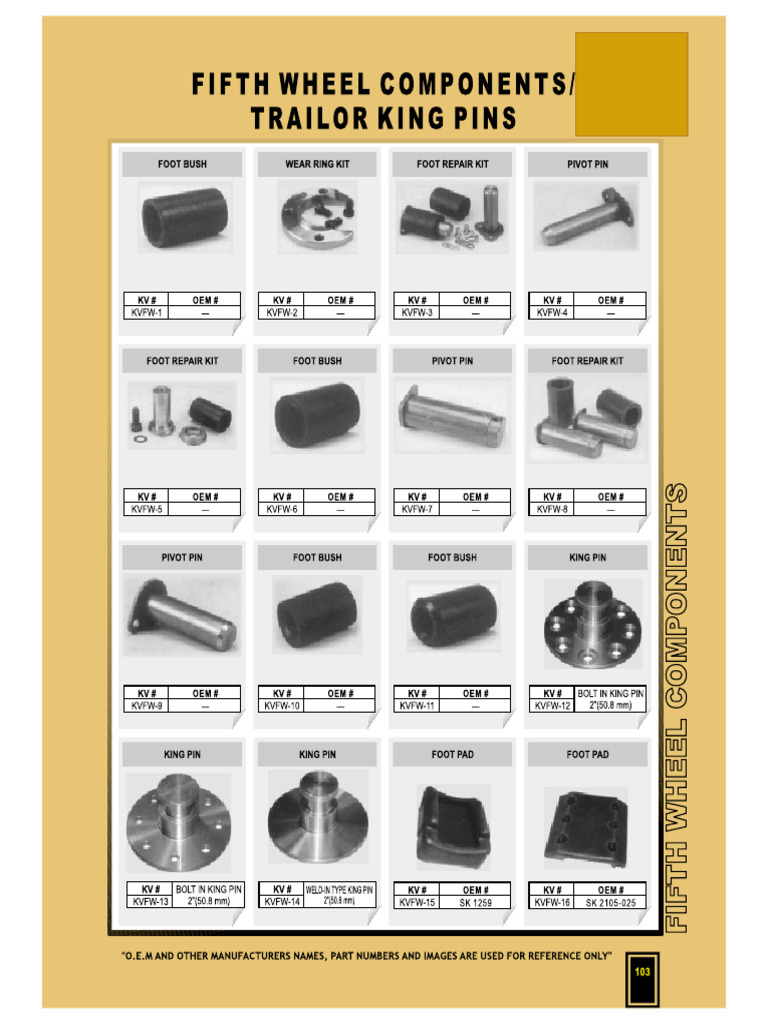 Fifthwheel Components Catalogue | PDF