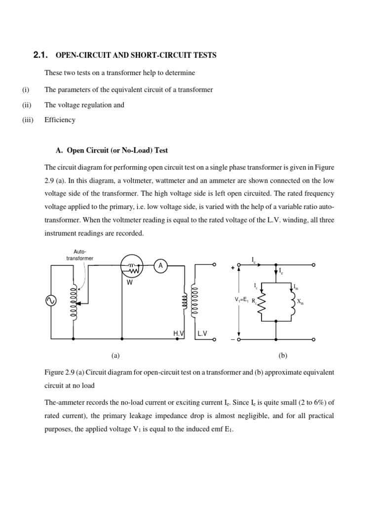 Transformer Tests Pdf Transformer Electrical Engineering