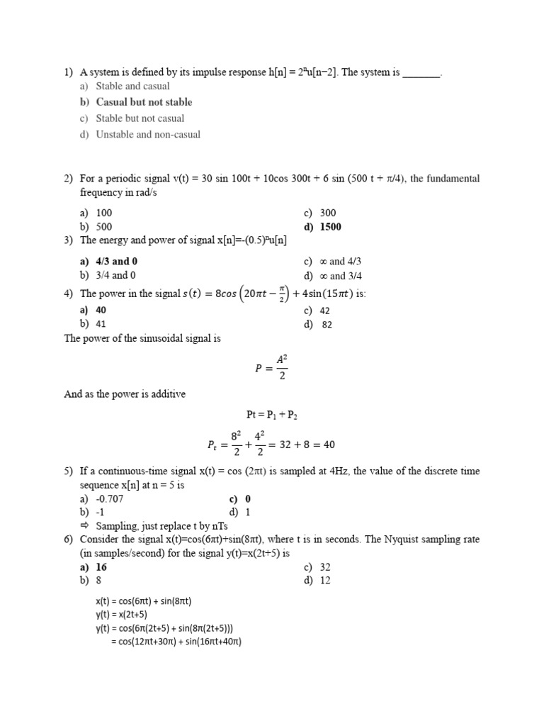 Signals | PDF | Electronics | Computer Engineering
