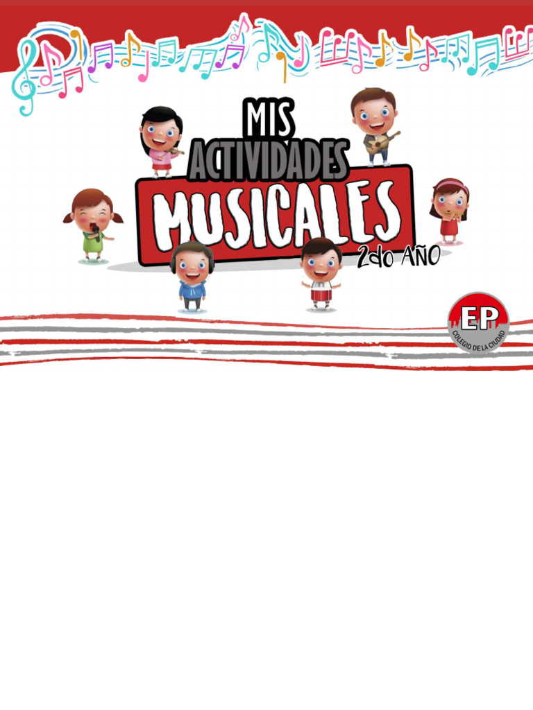 MIS ACTIVIDADES MUSICALES - 2do - AÑO | PDF | Sonido | Clave
