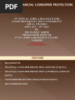 Consumer Protection Framework (Final) | PDF | Consumer Protection | Banks