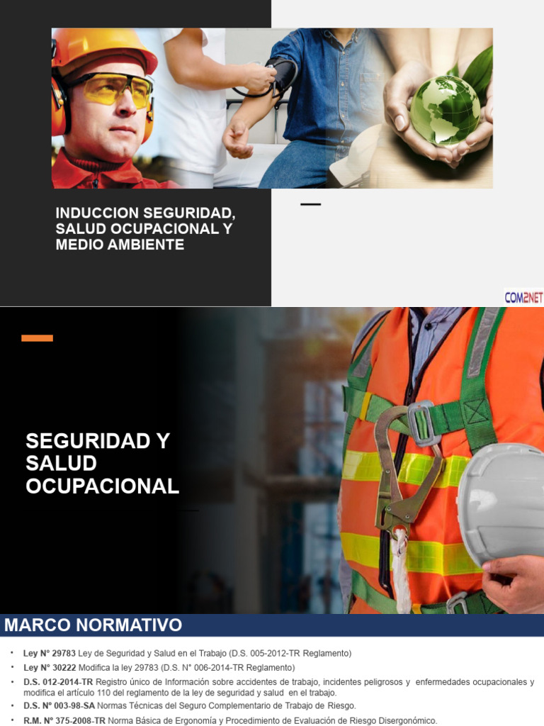 Induccion Ssoma Com2net | PDF | Seguridad y salud ocupacional | Residuos