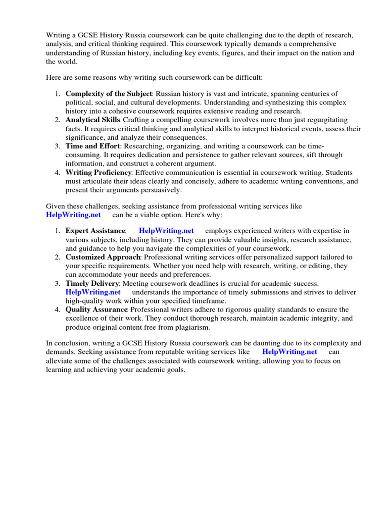 Gcse History Russia Coursework | PDF | Joseph Stalin | Nikita Khrushchev