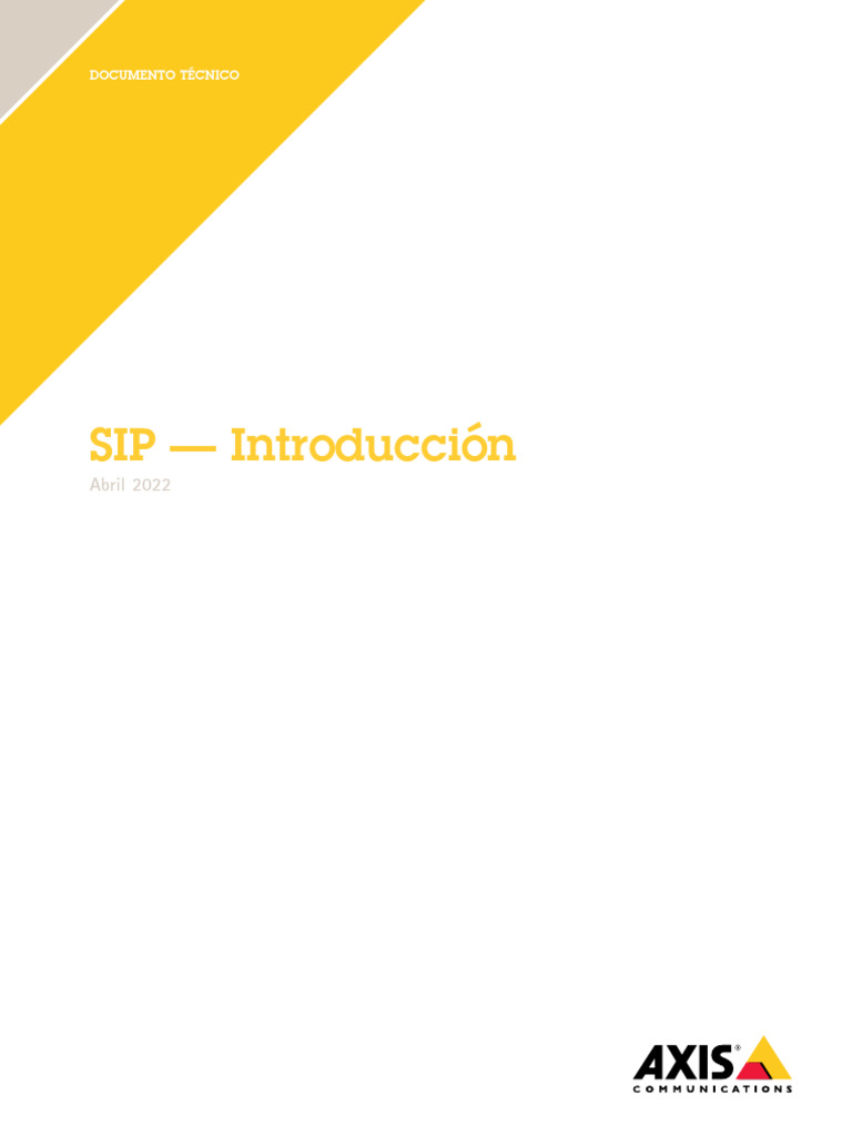 Sip An Introduction Es ES 365952 | PDF | protocolo de Iniciacion de ...