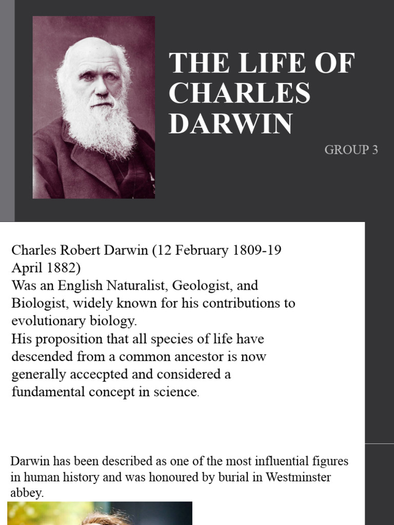 The Life of Charles Darwin | PDF | Charles Darwin | Science