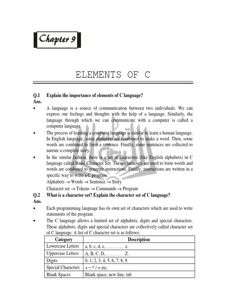 Computer 12 Ch09 Notes Pdf Integer Computer Science Data Type