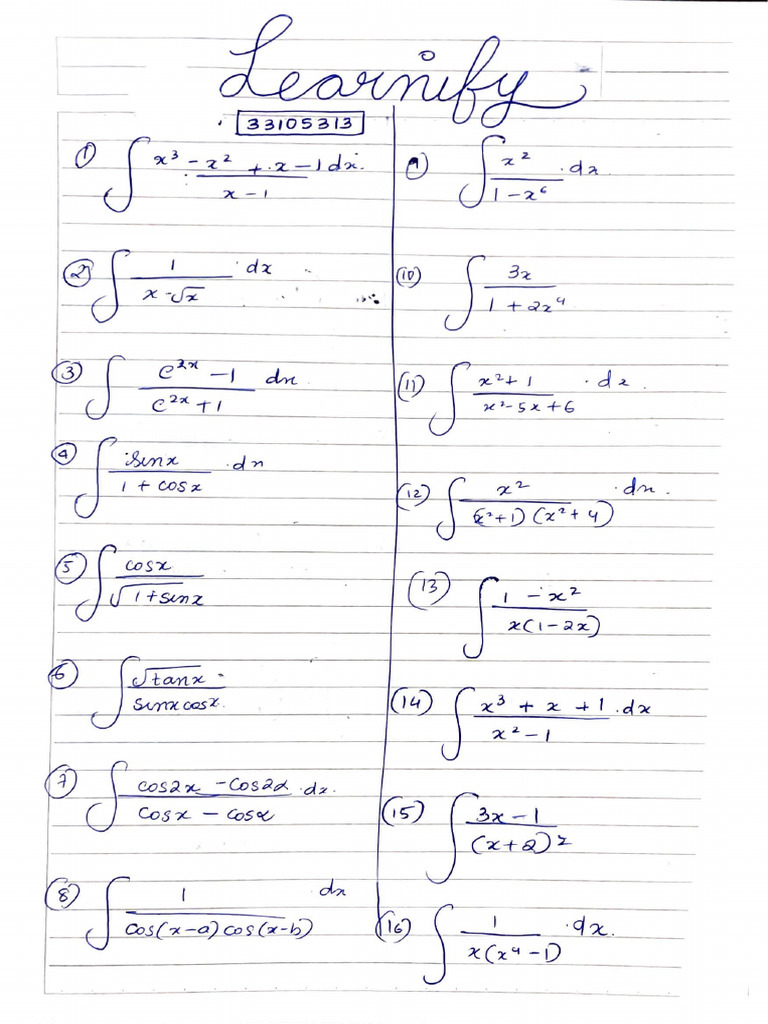 Integration. Important | PDF