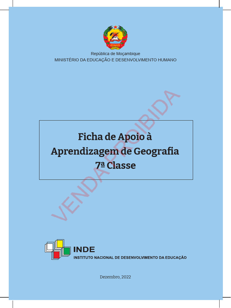 Ficha Completa Geografia 7a Classe | PDF | Geografia | Science