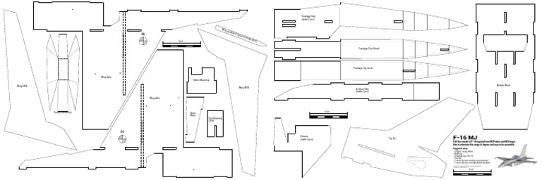 F 16 MJ Full Plan | PDF | Vehicles | Monoplane