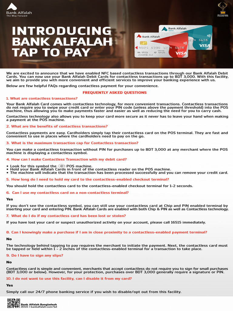NFC FAQs | PDF | Debit Card | Point Of Sale