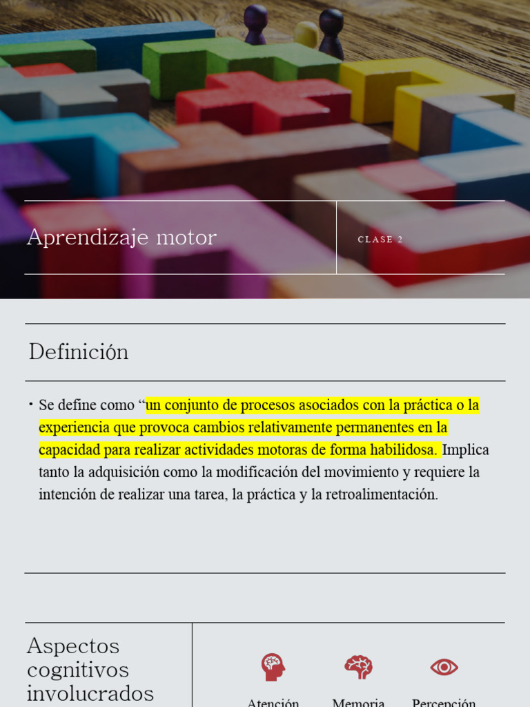 Aprendizaje Motor | PDF | Memoria | Aprendizaje Aprendizaje Motor | PDF | Memoria | Aprendizaje