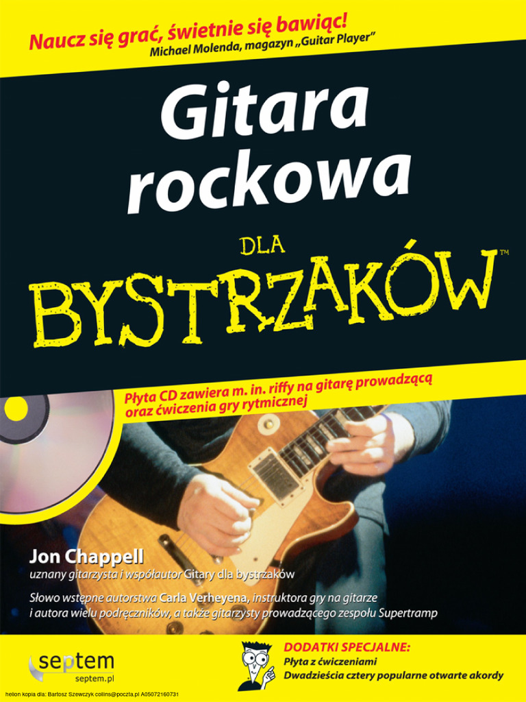 Gitara Rockowa Dla Bystrzakow Jon Chappell Carl Verheyen | PDF