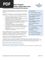 LBR Aaip Alberta Opportunity Stream Checklist | PDF | Employment ...