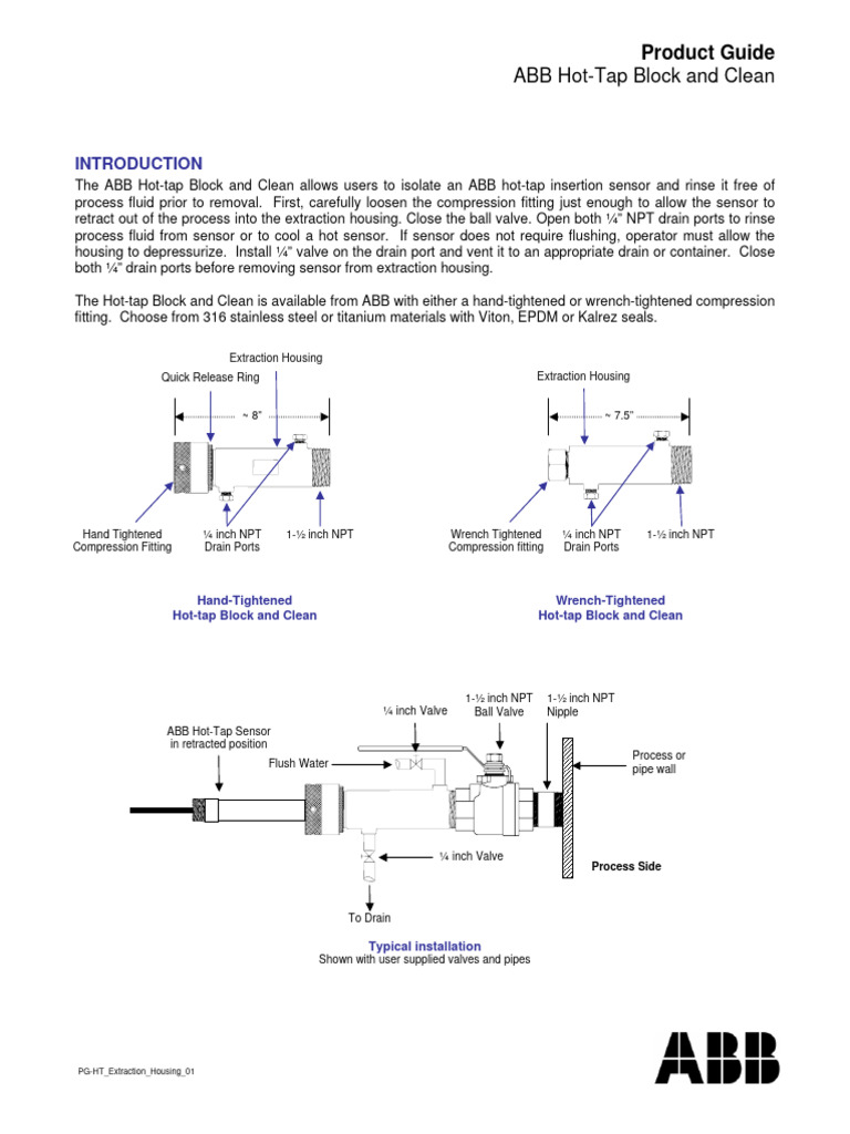PG-HT Extraction Housing 01 | PDF | Valve | Pipe (Fluid Conveyance)