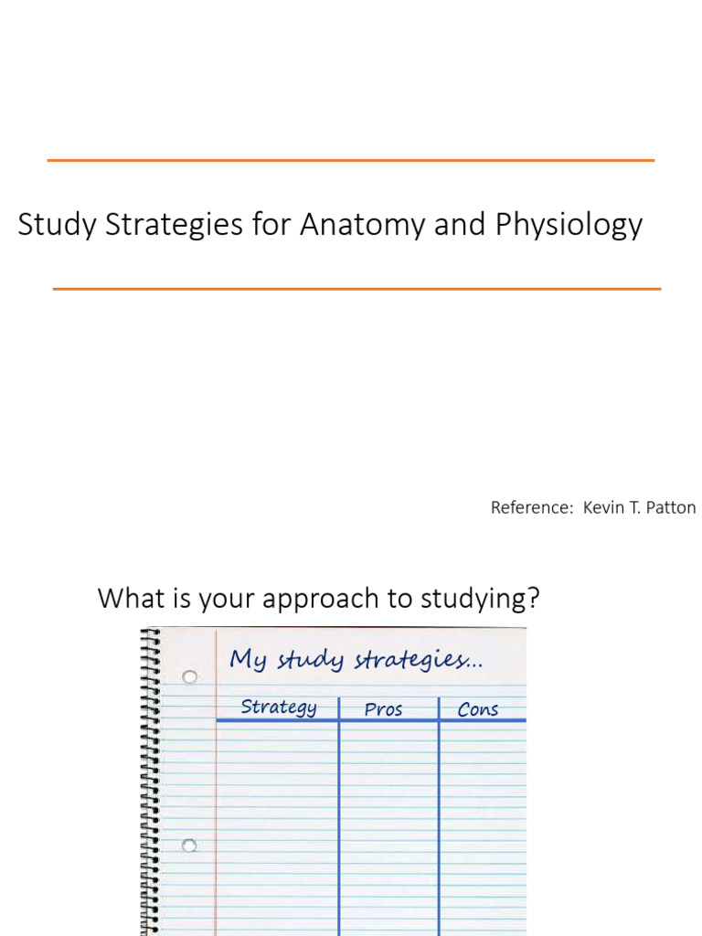 Effective Study Strategies for A&P | PDF | Lecture | Communication
