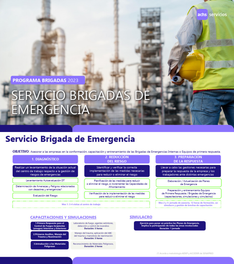 Servicio Brigadas | PDF