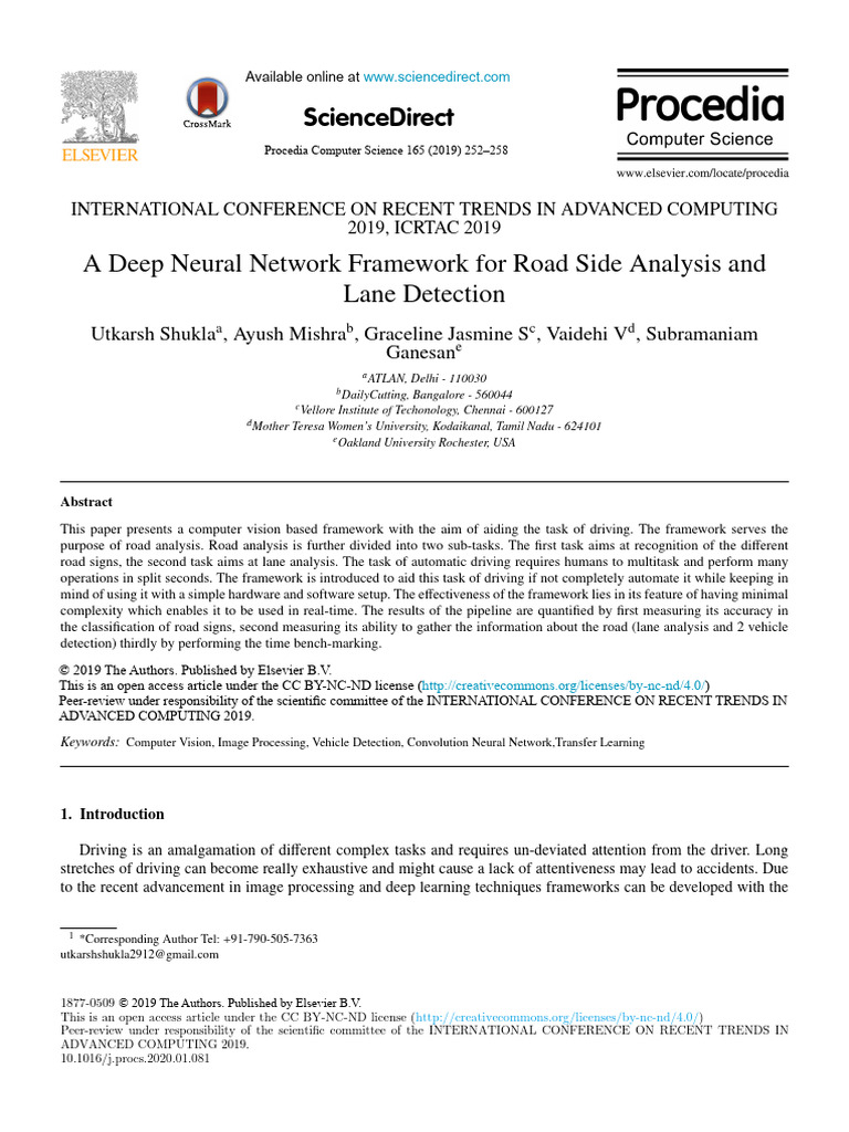 1 s2.0 S1877050920300892 Main | PDF | Artificial Neural Network | Computational Neuroscience