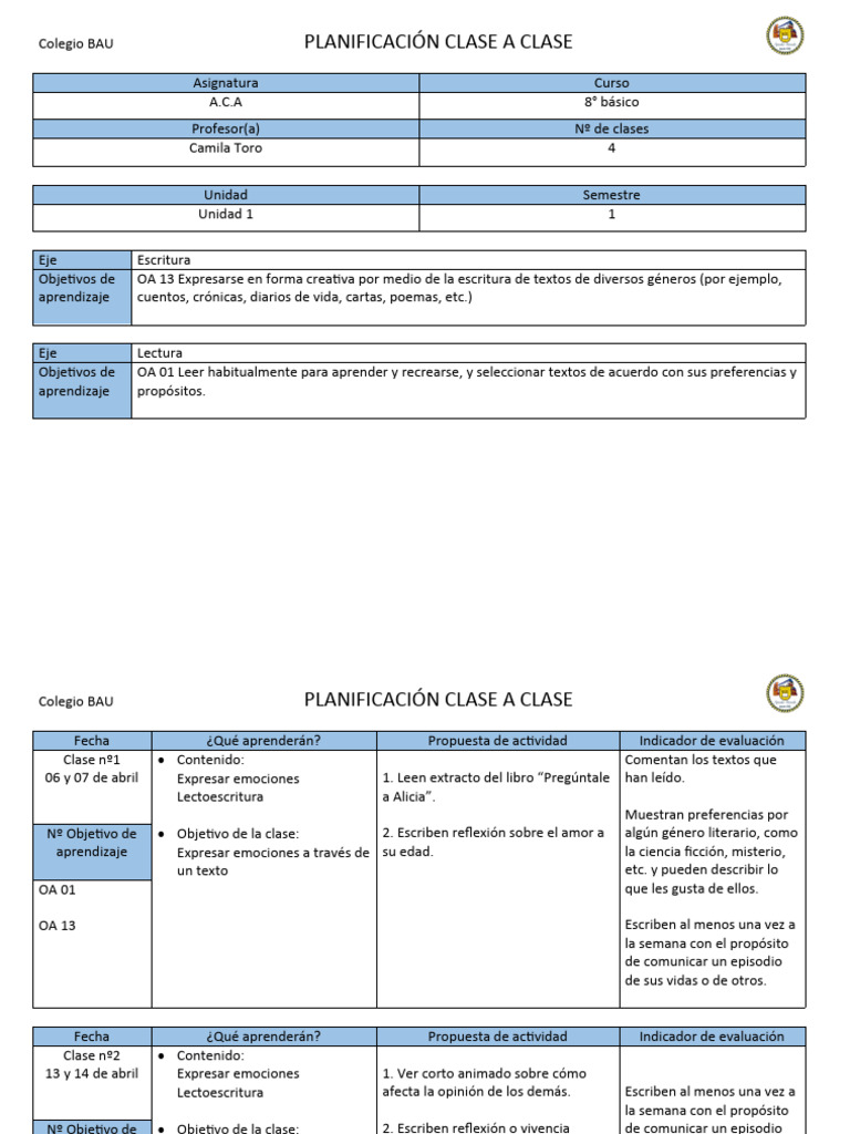 PLANIS 03-29 Abril Octavos | PDF | Ciencia cognitiva | Aprendizaje